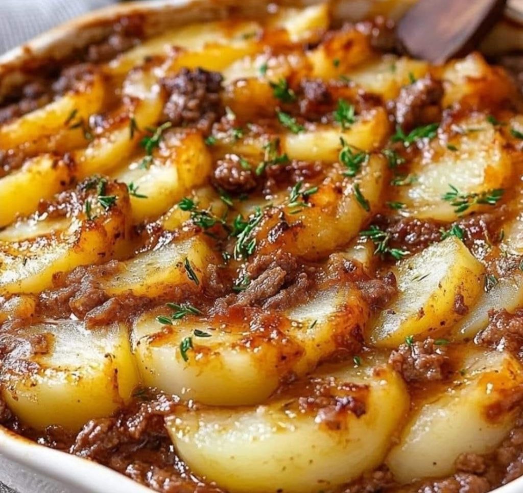 Hearty Ground Beef and Potato Casserole – BASMA RECIPES